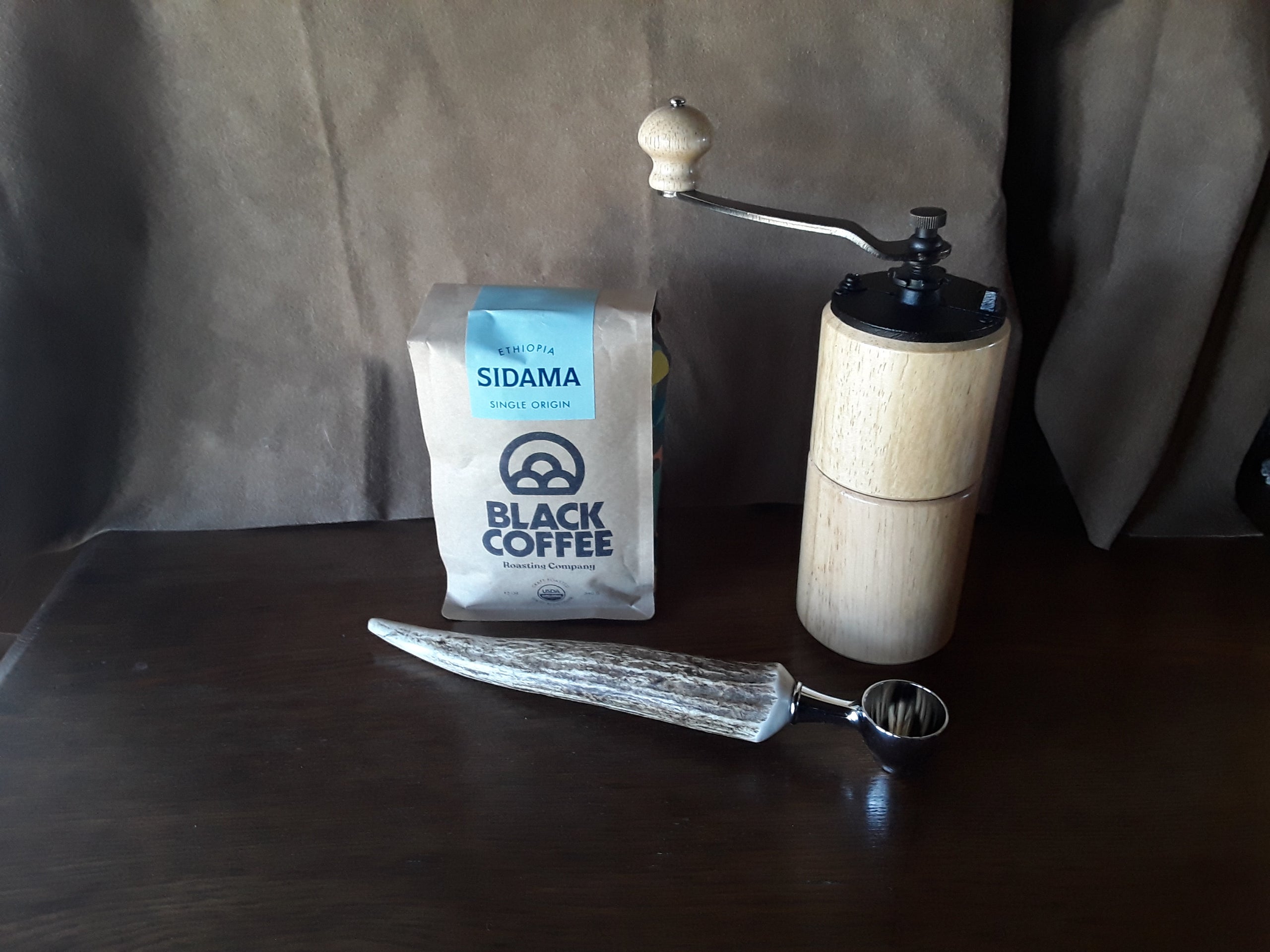 Elk Antler Coffee Scoop | Bella's Bones